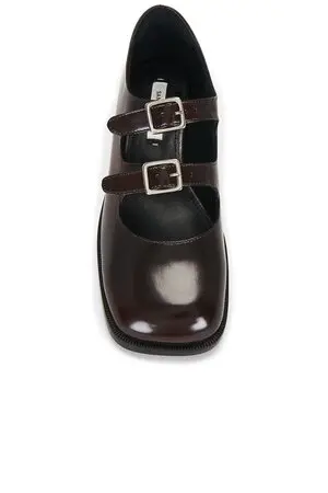 Sandy Liang Mary Jane Double Strap Loafer