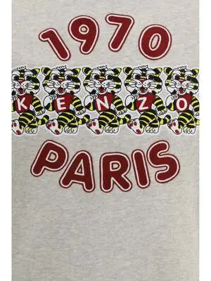 Kenzo Wild Tiger Cotton Sweatshirt - Gray