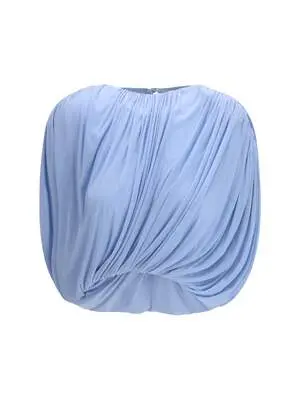 Magda Butrym Pleated Blouse - Blue