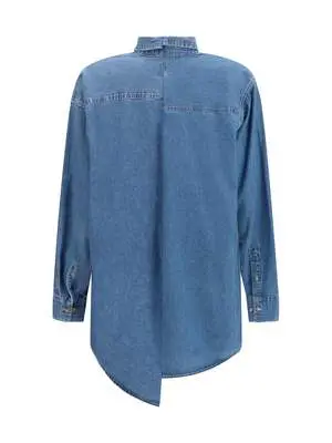 E.L.V. DENIM Denim Shirt - Blue
