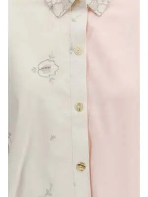 E.L.V. DENIM Emilie Embroidered Shirt