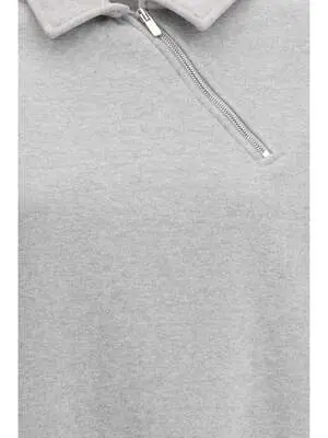 Miu Miu Sweatshirt With Oblique Zip Closure
