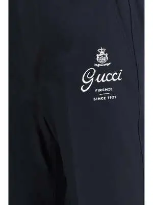 Gucci Compact Cotton Twill Pants - Blue