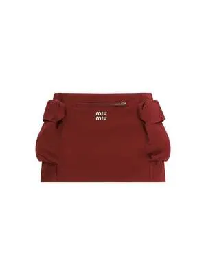 Miu Miu Cotton Mini Skirt