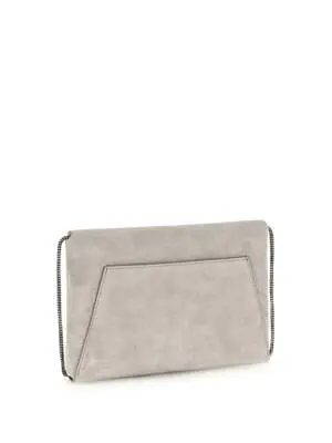 Brunello Cucinelli Bc Duo Suede Clutch Bag