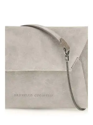 Brunello Cucinelli Bc Duo Suede Clutch Bag