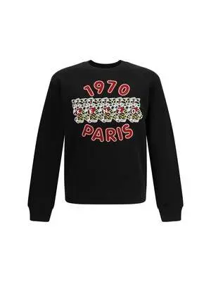 Kenzo Wild Tiger Cotton Sweatshirt - Black