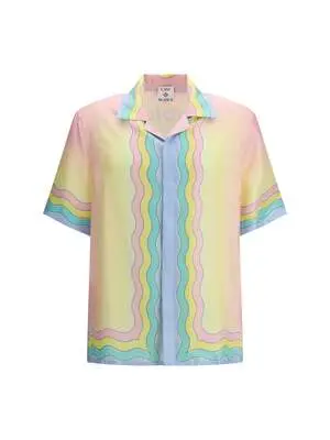 Casablanca All-over Monogram Jacquard Pattern Polo Shirt - Multicolor