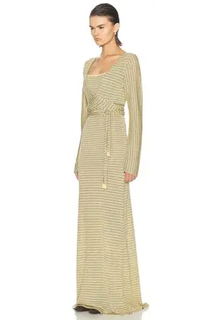 AYA MUSE Fenn Dress In Beige