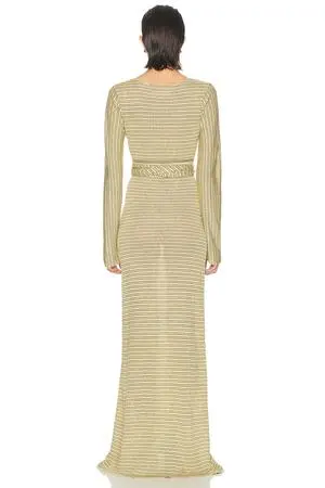AYA MUSE Fenn Dress In Beige