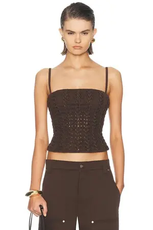 Cult Gaia Braiden Top - Wren