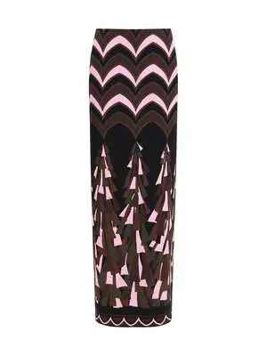 Emilio Pucci Fitted Long Skirt - Multicolor