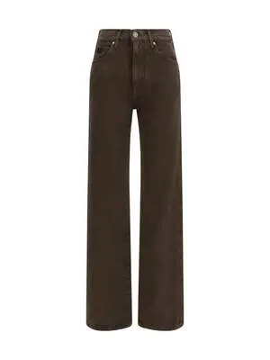 JACOB COHЁN High-rise Straight-leg Jeans - Brown