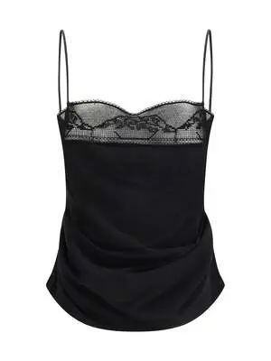 Magda Butrym Silk Draped Top