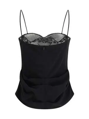 Magda Butrym Silk Draped Top