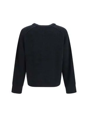 Acne Studios Camel Hair V-neck Sweater