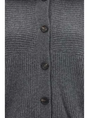 Brunello Cucinelli High Neck Cashmere Cardigan