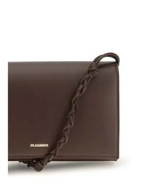 JIL SANDER Tangle Wallet With Shoulder Strap