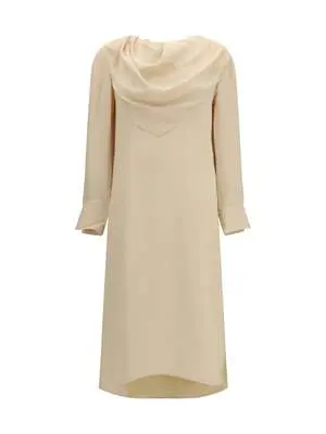 Acne Studios Draped Backless Midi Dress - Multicolor
