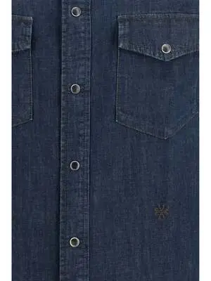 JACOB COHЁN R2 Western Cotton-denim Shirt