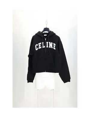 Celine Relaxed Zipped Hoodie - Multicolor
