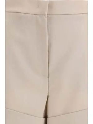 Max Mara Mohair And Silk Canvas Shorts - Green