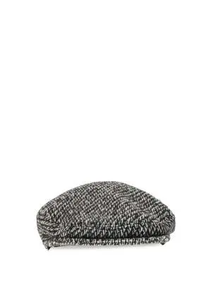 Dolce & Gabbana Wool-blend Flecked Flat Cap - Multicolor