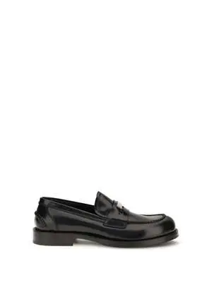 Dolce & Gabbana Calfskin Leather Loafers