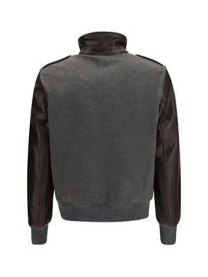 Brunello Cucinelli Membrane Finished Cashmere Beaver Bomber - Gray