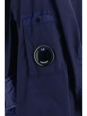 C.P. COMPANY Bi-tm Mixed Lens Bomber Jacket