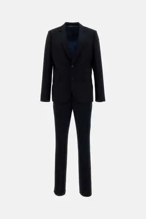 Paul Smith Abito Due Bottoni In Twill Di Lana Tailored Fit - Blu
