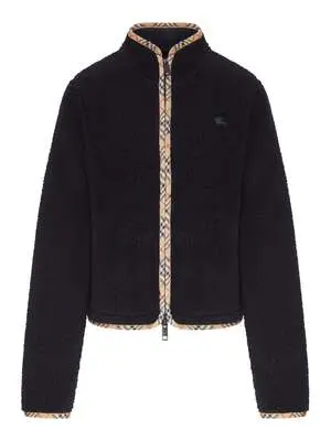 Burberry Teddy Fleece Jacket - Black