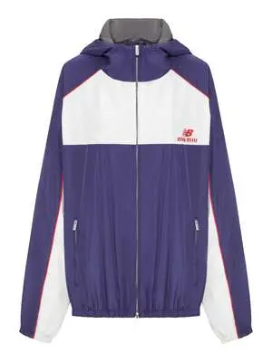 NEW BALANCE X MIU MIU Technical Poplin Windbreaker Featuring Coco Gauff - Multicolor