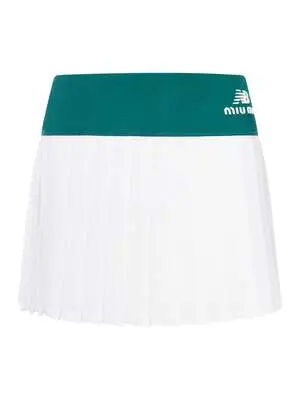 Miu Miu New Balance X Pleated Tennis Skirt Featuring Coco Gauff - Multicolor