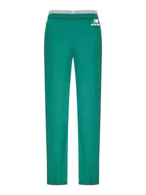 Miu Miu New Balance X Technical Poplin Trousers Featuring Coco Gauff - Green