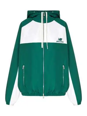 NEW BALANCE X MIU MIU Technical Poplin Windbreaker Featuring Coco Gauff - Multicolor