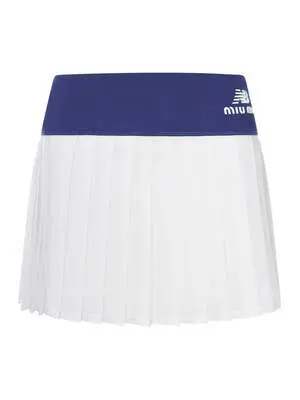 Miu Miu New Balance X Pleated Tennis Skirt Featuring Coco Gauff - Multicolor