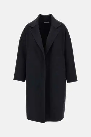 Dusan Cappotto Oversize In Cashmere - Marrone