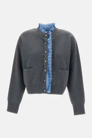 Rabanne Crew Neck Cardigans For Women