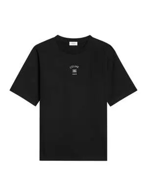 Celine Soft Cotton Jersey T-shirt - Black