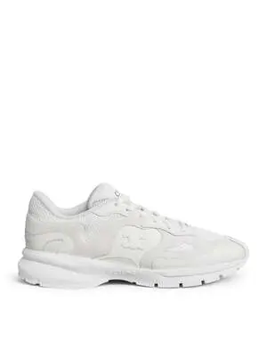 Celine Runner Sneaker In Calfskin - White