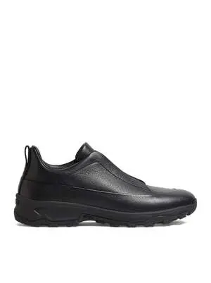 Zegna Triple Stitch Monte Sneakers - Black