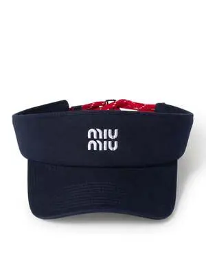 Miu Miu Denim Visor - Multicolor