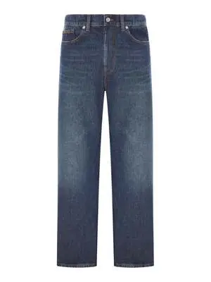 Moncler Straight Leg Jeans - Multicolor