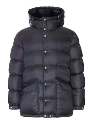 Moncler Orelith Long Down Jacket With Hood - Black