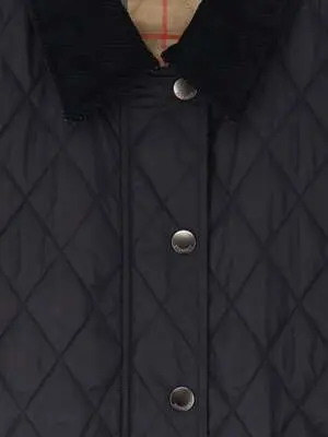 Burberry Nylon Jacket With Stitching - Multicolor