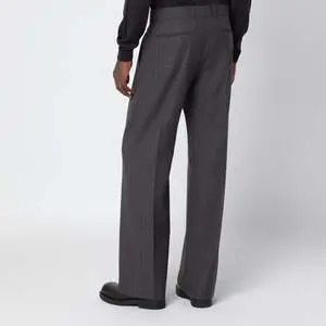 Our Legacy Striped Slack Pants In Wool And Cotton