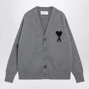 Ami Paris Logo Cardigans For Women