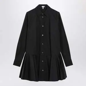Loewe Short Cotton Dress - Black