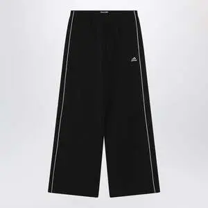 Balenciaga Track Trousers In Cotton Blend - Black